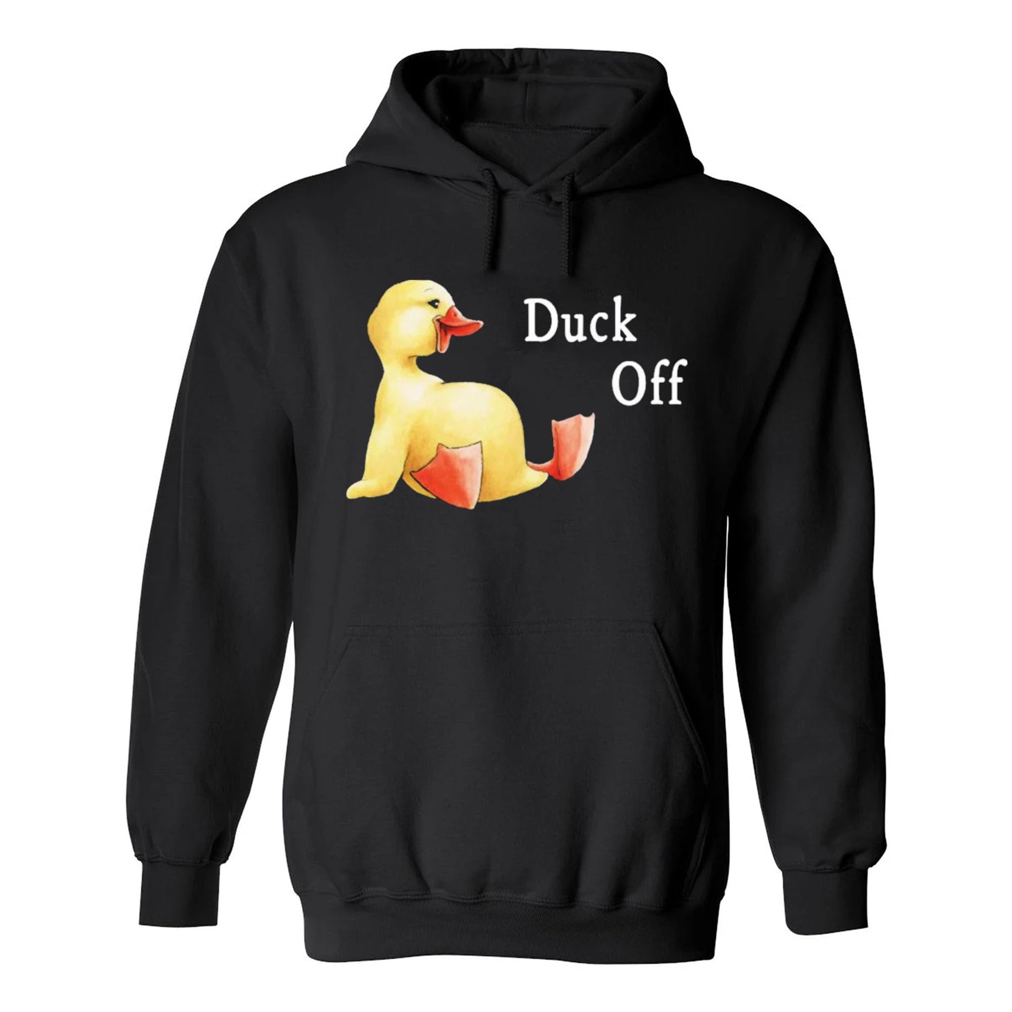 Sadie Crowell Merch Duck Off Hoodie Sweatshirt Unisex Black (Black, L)