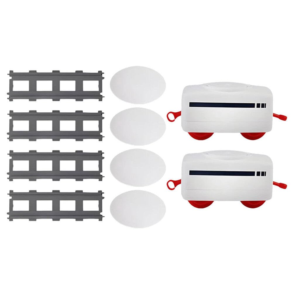 TOYANDONA Sushi Train Set Toy | Rotating Table Food Train Battery Powered Toy Train Set for Party DIY Sushi Display Table Swing Plate, Under Christmas Tree Train Track for Kids