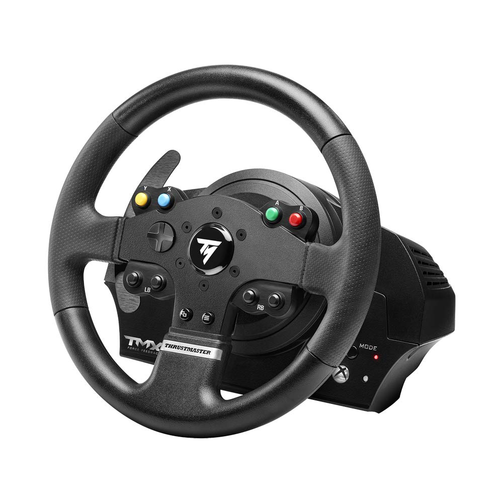 Thrustmaster TMX PRO: Ergonomic racing wheel featuring 3-pedal set with metal pedal heads - Compatible with Xbox One and PC, Works on Xbox Series X|S (Xbox One/)