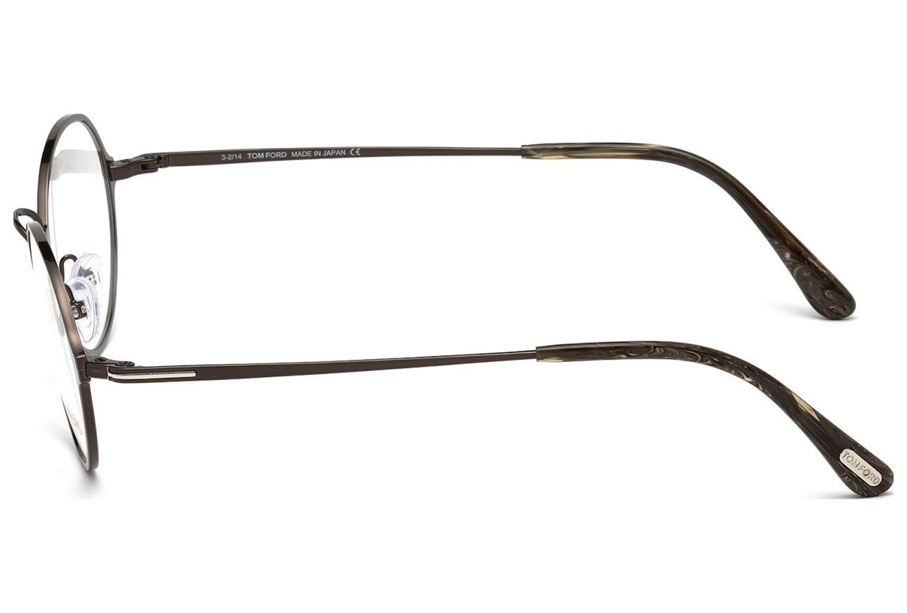 TOM FORD Eyeglasses FT5350 048 Shiny Dark Brown 48MM