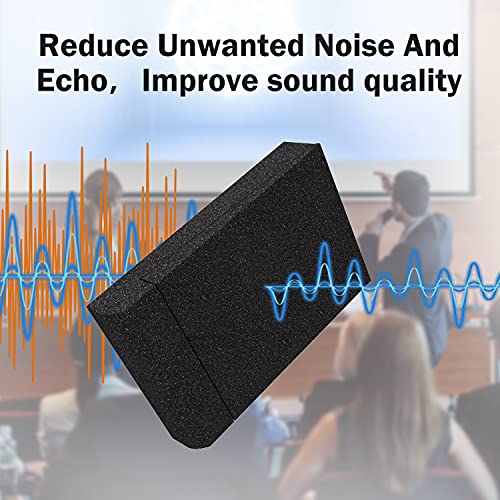 Studio Monitor Isolation Speaker Pads for 5 Inch Speakers, High Density Audio Acoustic Noise Isolation Platform Foam Pads Fit Most Speaker Stands - 2 Pads