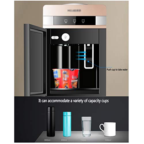 Top Loading Water Cooler Dispenser - Floor Standing Water Machine - Hot & Cold Water, Child Safety Lock, Holds 3 Or 5 Gallon Bottles - Perfect for Home and Office
