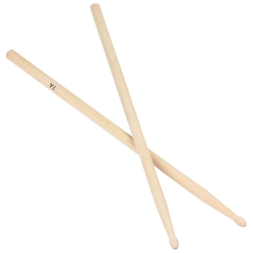 YiPaiSi Drum Sticks 7A Drumstick, Classic Drum Sticks Maple Drumsticks, Maple Wood Drumsticks, Wood Tip Drumstick for Students and Adults