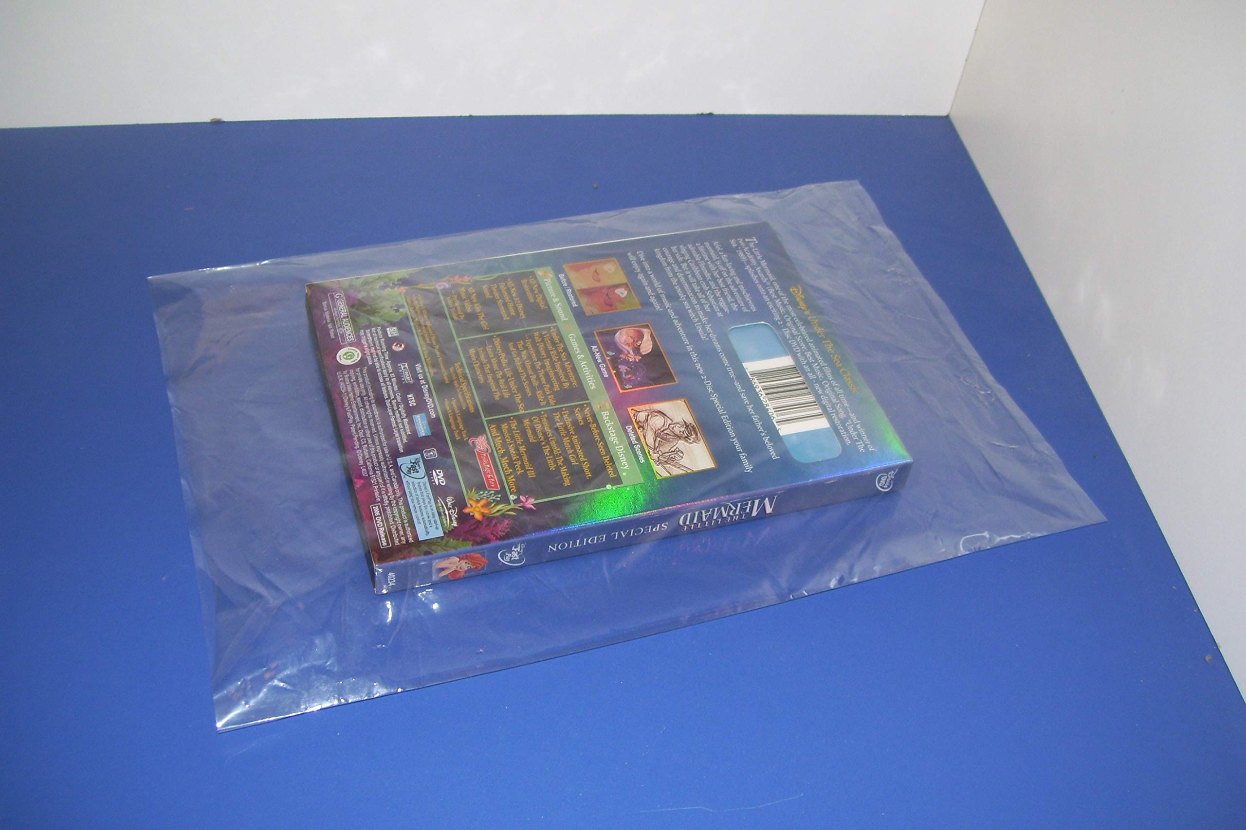 ULINE 100 Clear 16 x 30 Lay Flat Open TOP Poly Bags Plastic Packing Best 1 MIL