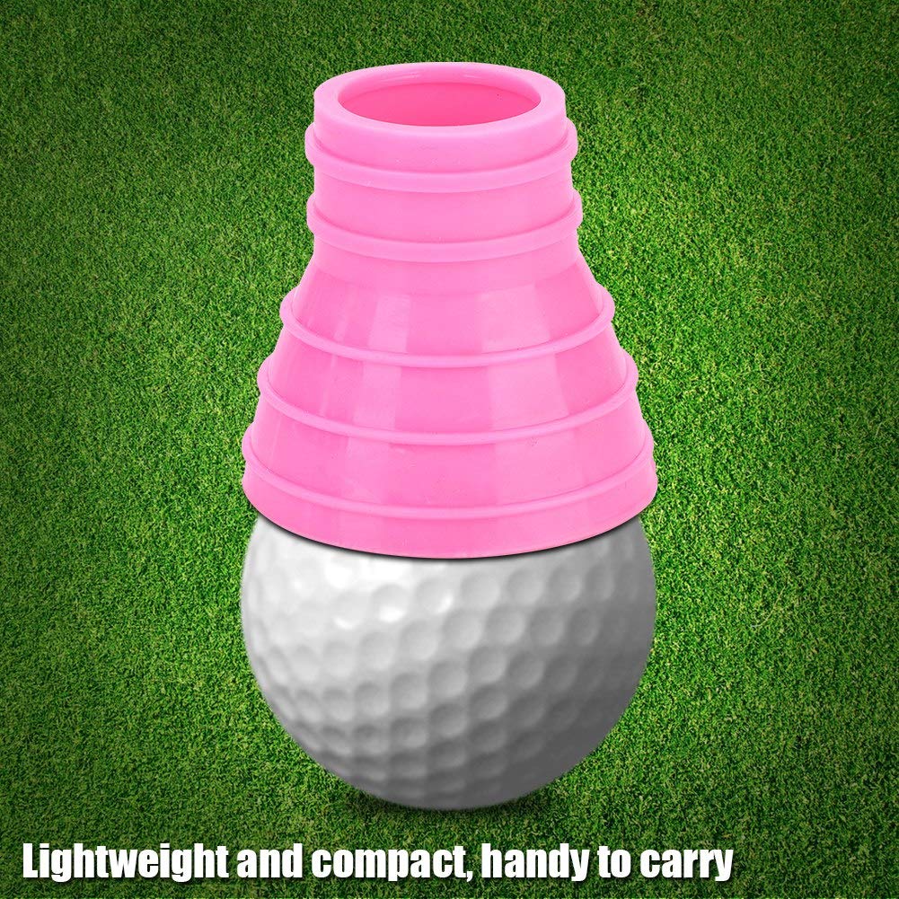 VGEBY Golf Ball Pick-up Suction Cup Grabber, Silicone Claw Putter Grip Finger Picker Golfer Training Accessory Putter Suction for Putter for Putter