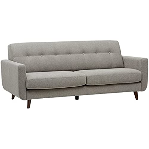 WYYDFDC Rivet Mid-Century Sofa Couch, 79.9" W, Pebble Grey