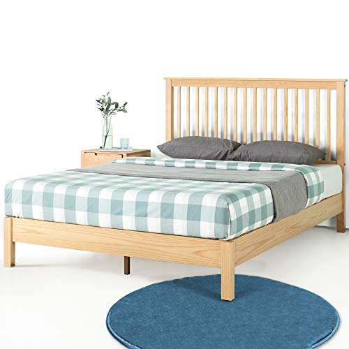 ZINUS Becky Wood Platform Bed Frame / Wood Slat Support / No Box Spring Needed / Easy Assembly, Twin