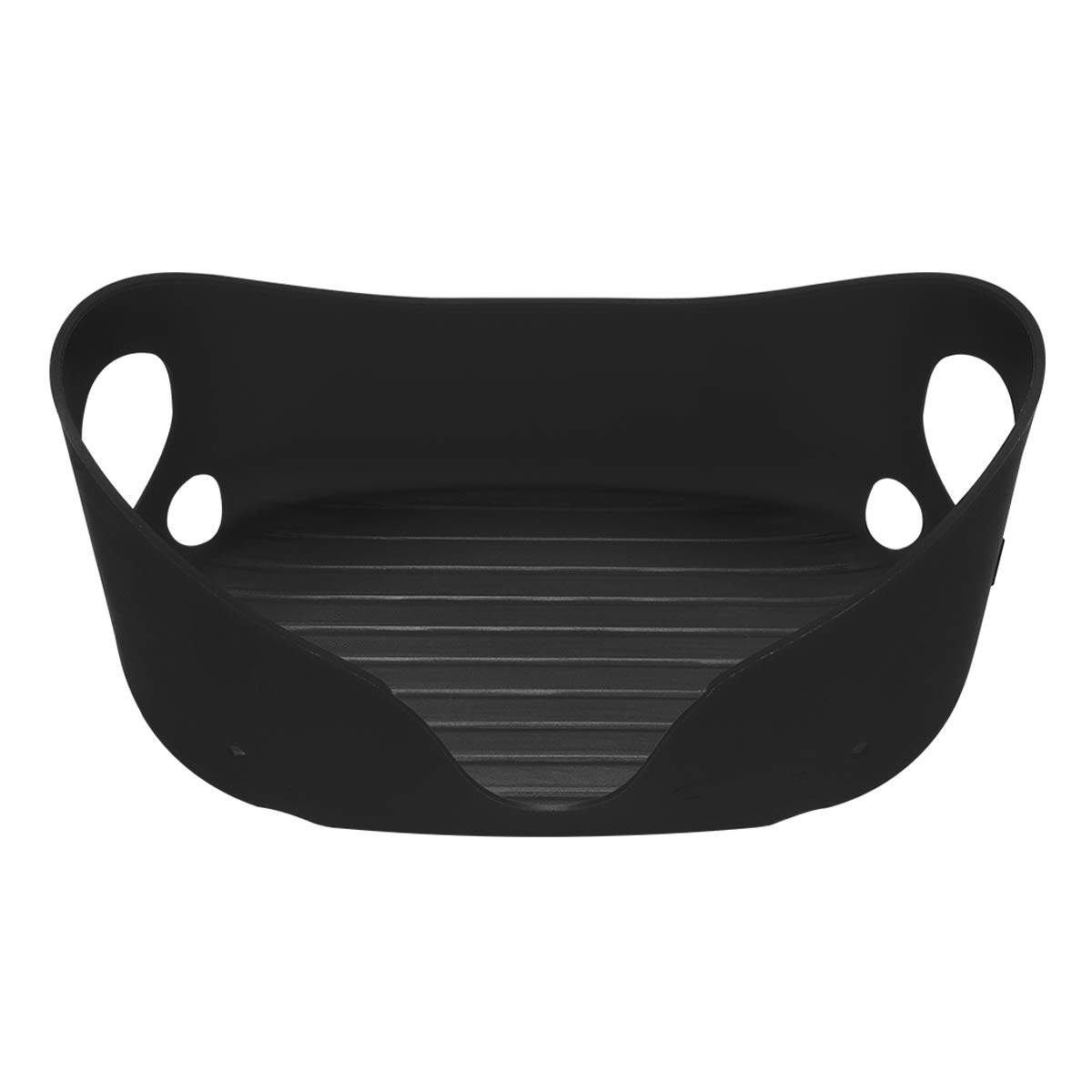 X-super Home Silicone Covers Sets 3pcs for Quest 2 - Face Cover Mask - Lens Cover Caps - Soft VR Shell Case Protected All Headset Body for Q2 (Black)