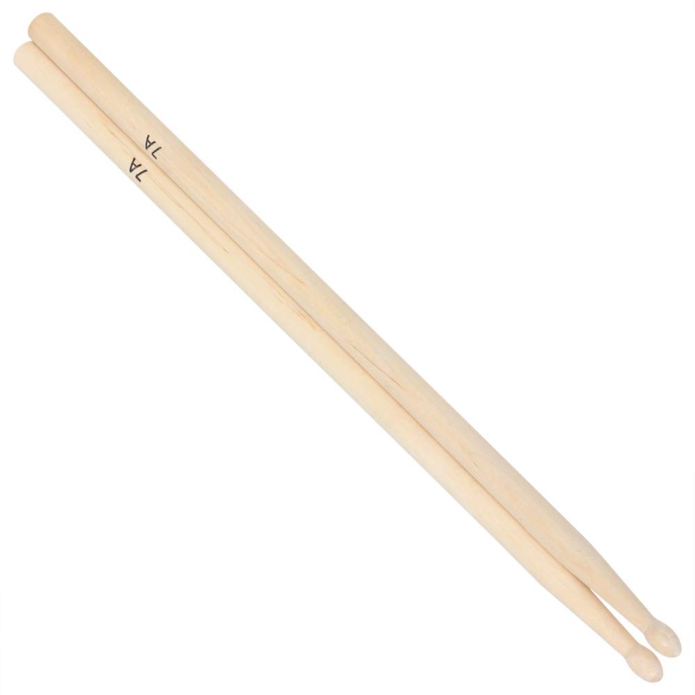 YiPaiSi Drum Sticks 7A Drumstick, Classic Drum Sticks Maple Drumsticks, Maple Wood Drumsticks, Wood Tip Drumstick for Students and Adults
