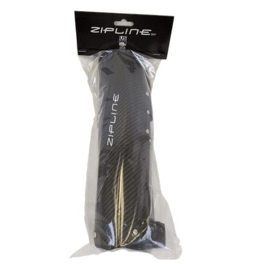 Zipline Ski Racing Forearm Guard Protector - US Ski Team Official Supplier (Black Carbon)