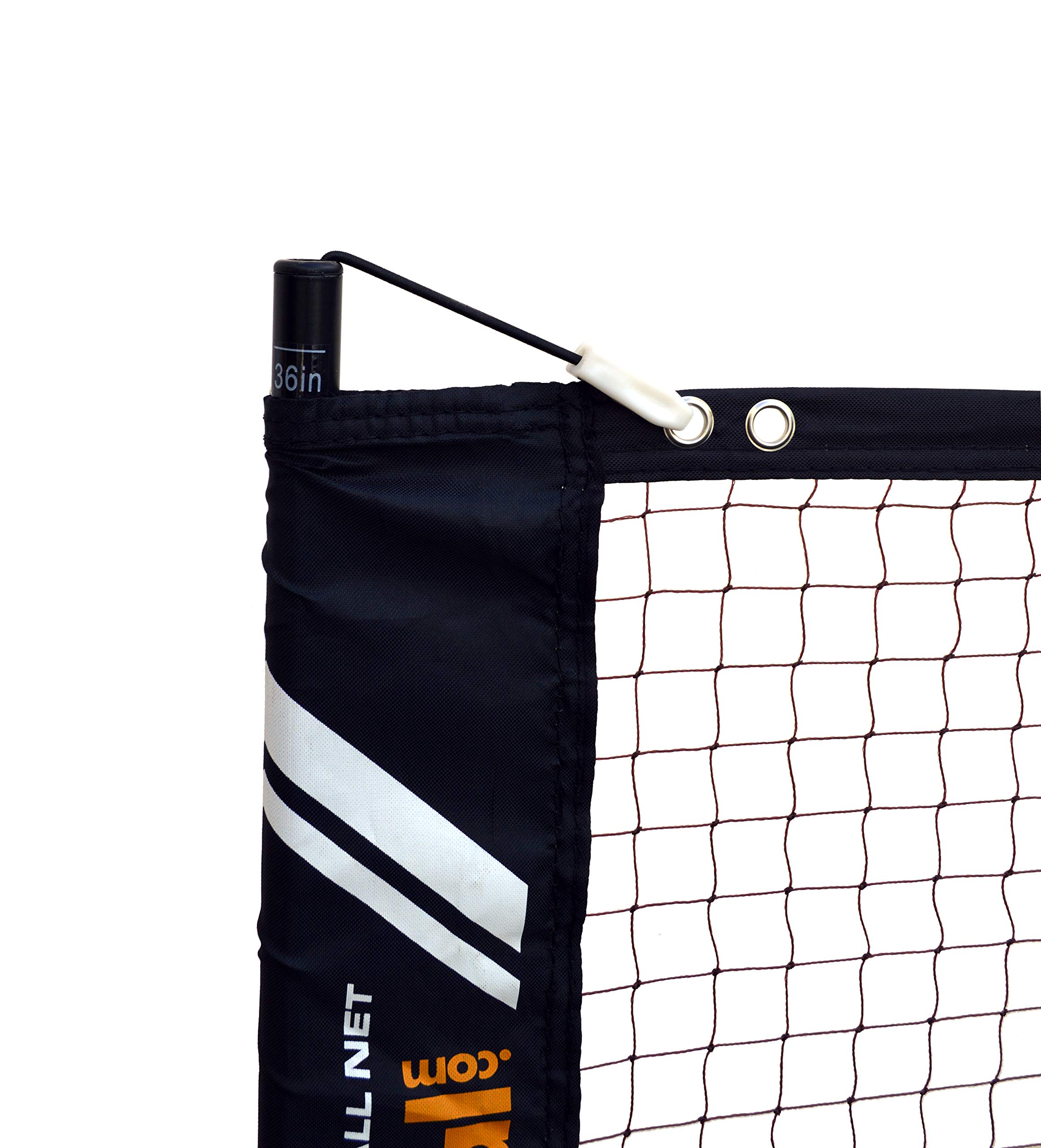 Rally Meister Complete Beginner Pickleball Set with Portable Pickleball Net (Net + 4 Paddles + 4 Pickleballs + Drawstring Bag + Rules/Strategy Guide + Line Chalk)