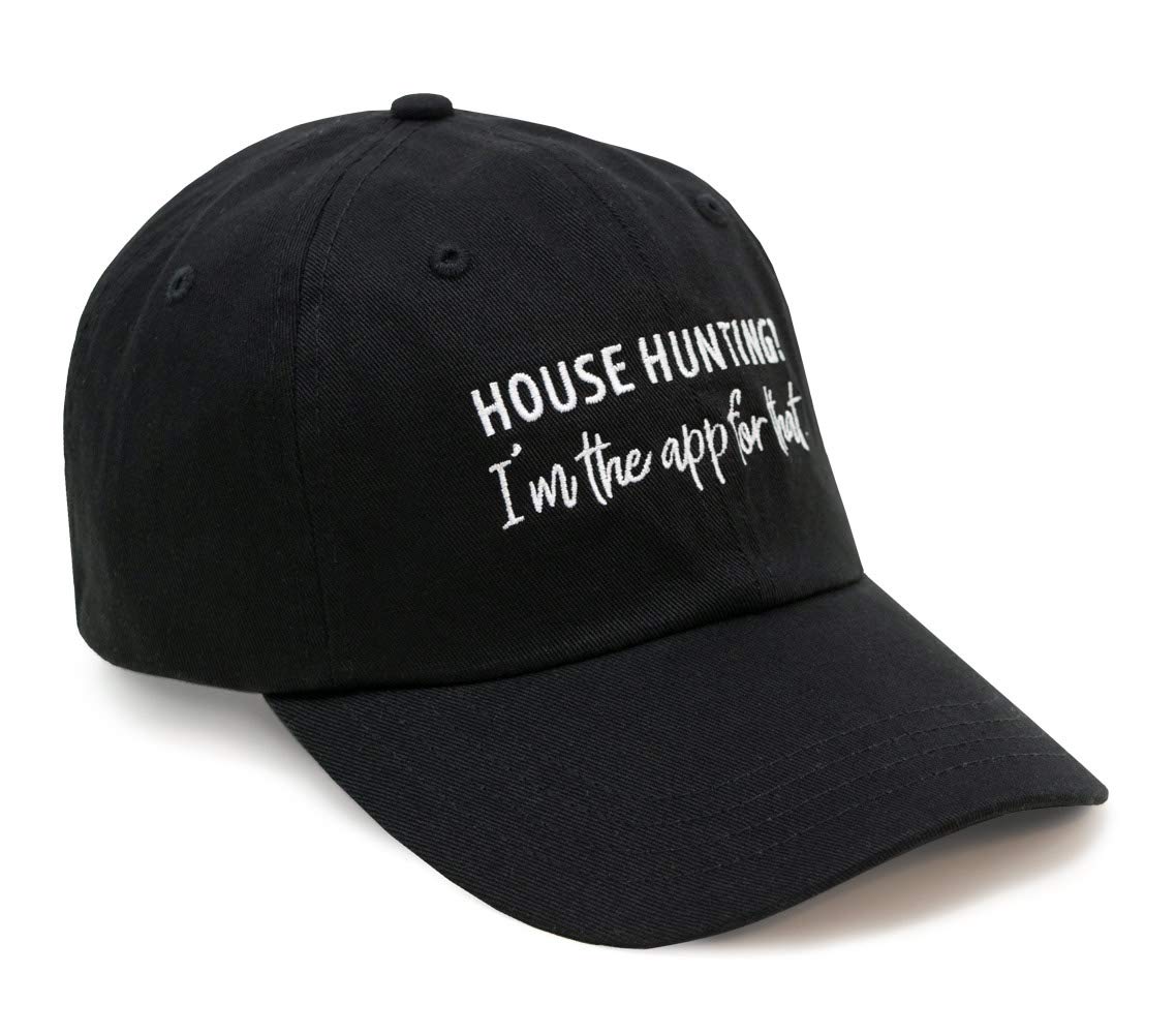 Real Estate Agent Cap (Black, I Love Real Estate)