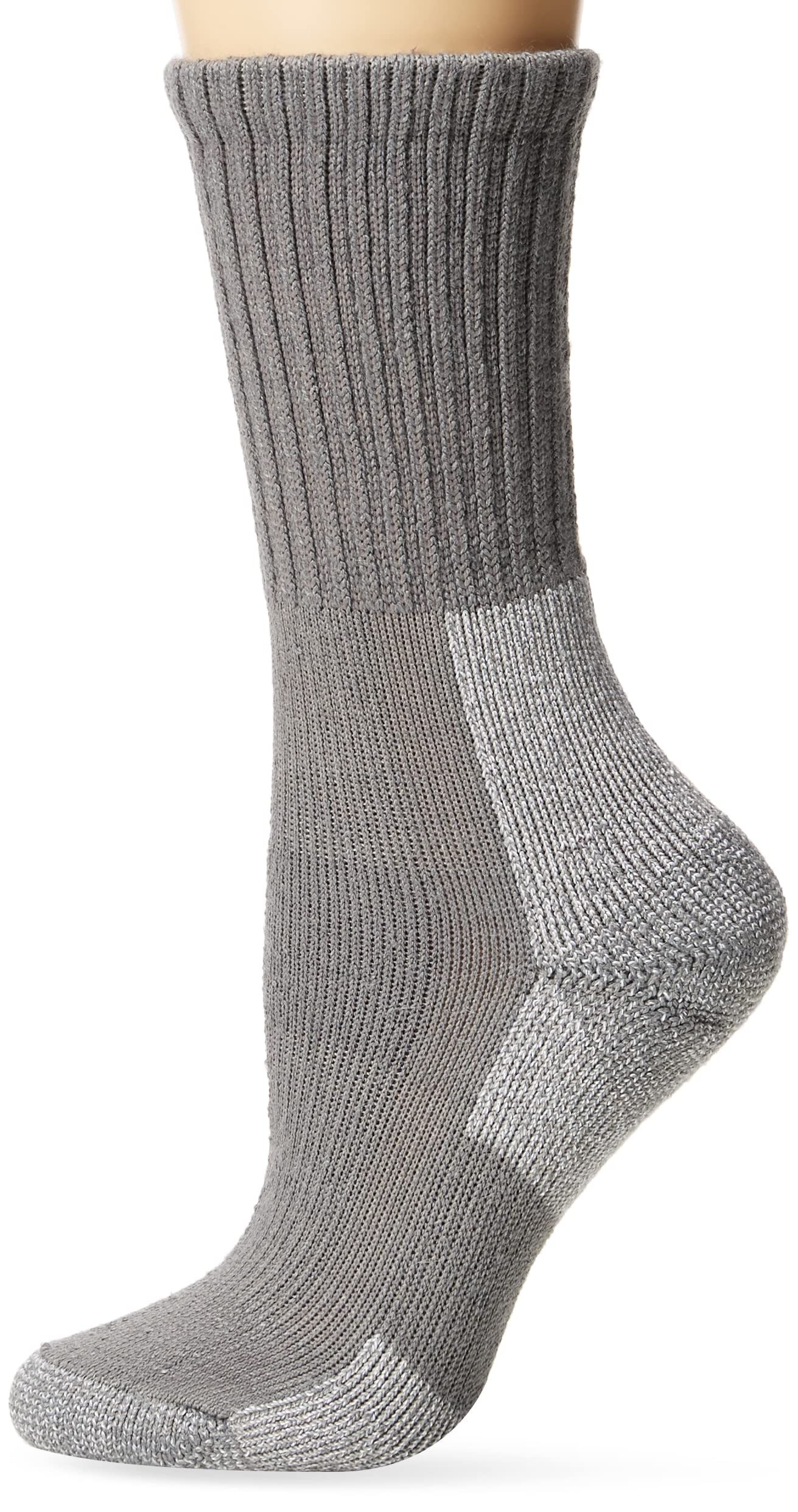 Thorlos Women's TRHXW Max Cushion Trail Hiking Crew Socks, Dust Blue, Medium