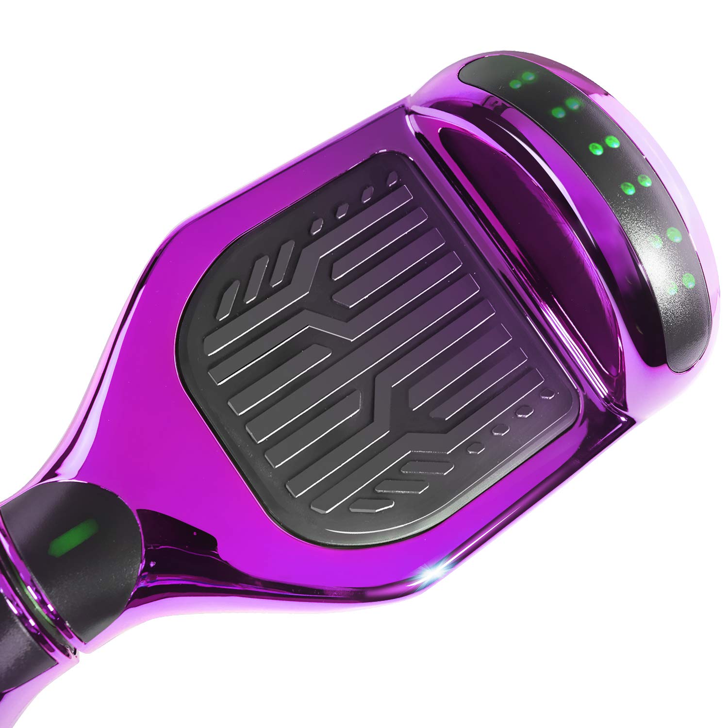 XPRIT 6.5'' Self Balancing Hoverboard Chrome Series, w/Wireless Speaker, UL2272 Certified (Chrome Purple)