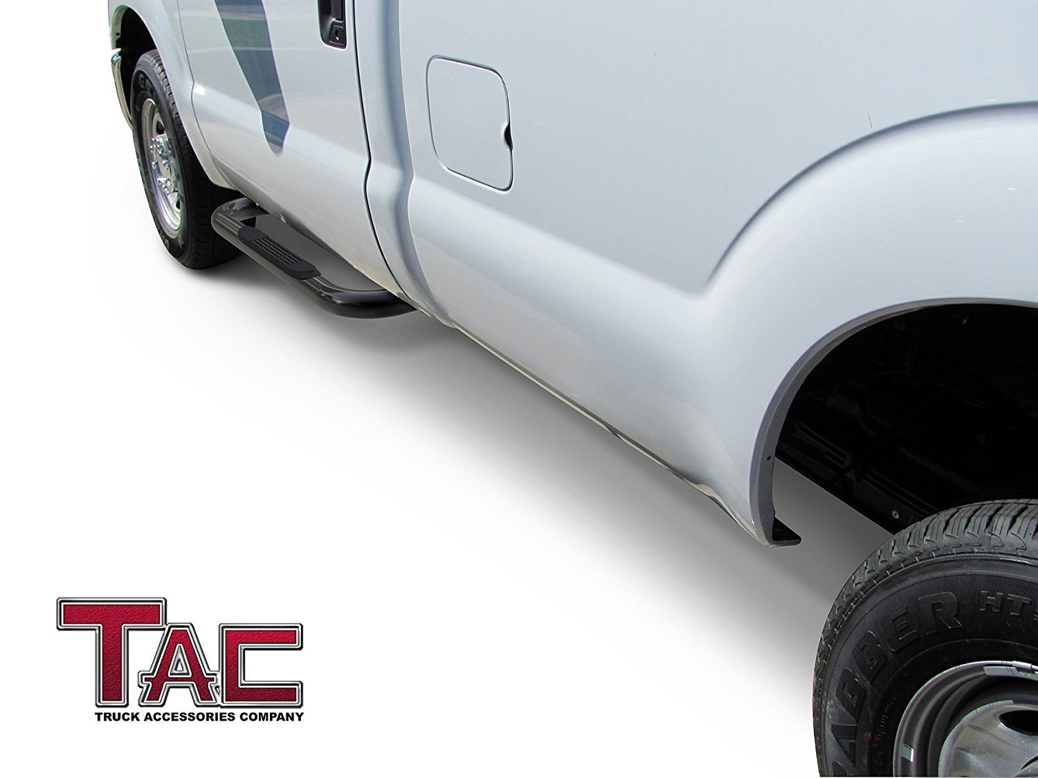 TAC Side Steps fit 1998-2011 Ford Ranger Regular Cab Pickup Truck 3 inches Black Side Bars Nerf Bars Step Rails Running Boards Rock Panel Off Road Exterior Accessories (2 Pieces Running Boards)