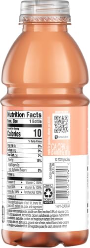vitaminwater zero sugar Gutsy Watermelon Peach, 20 Fl Oz