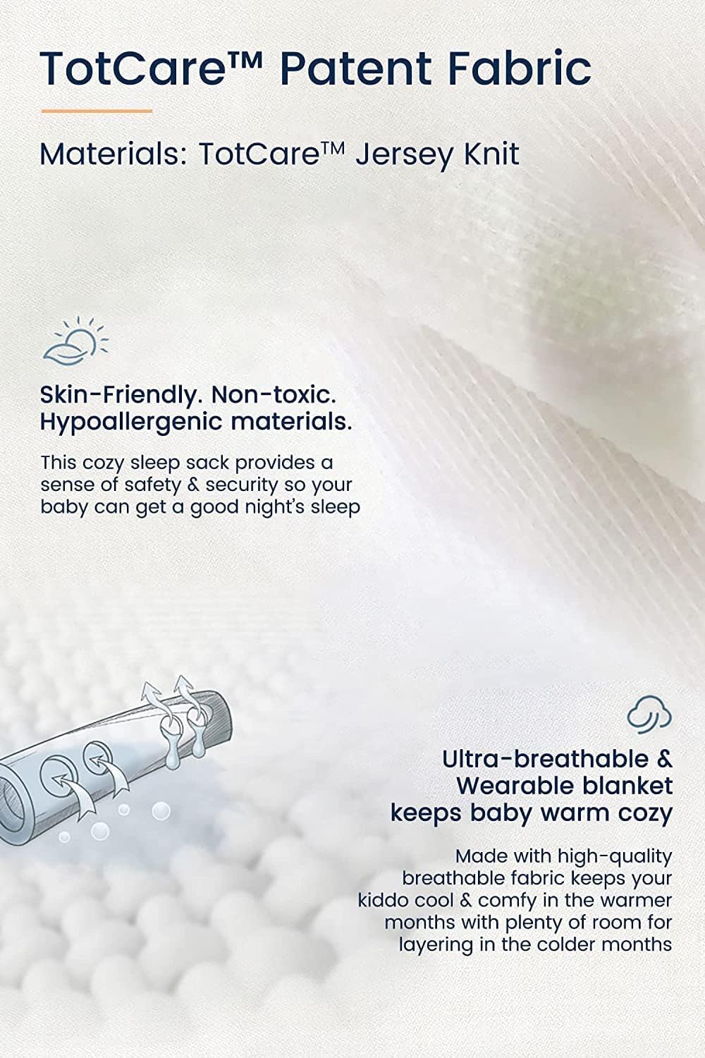 TotAha Toddler Sleep Sack, Unisex-Baby Breathable Wearable Blanket with 2-Way Safe Zippers, Buttery Soft Sleeveless Sleeping Bag,0.5 TOG Sleepsack 2T-4T, X-Large