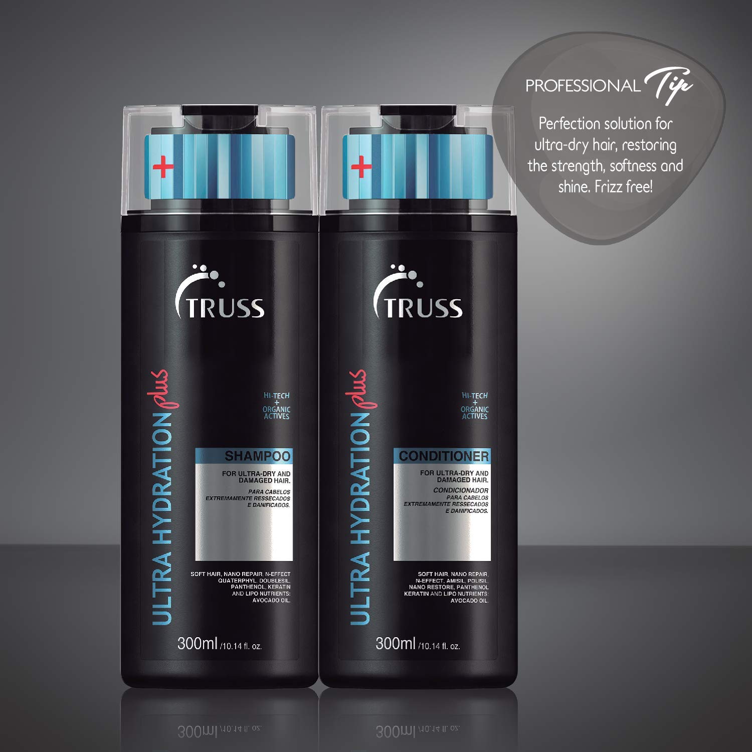 Truss Deluxe Prime Hair Treatment Bundle with Ultra Hydration Plus Shampoo and Conditioner Set and Net Hair Mask