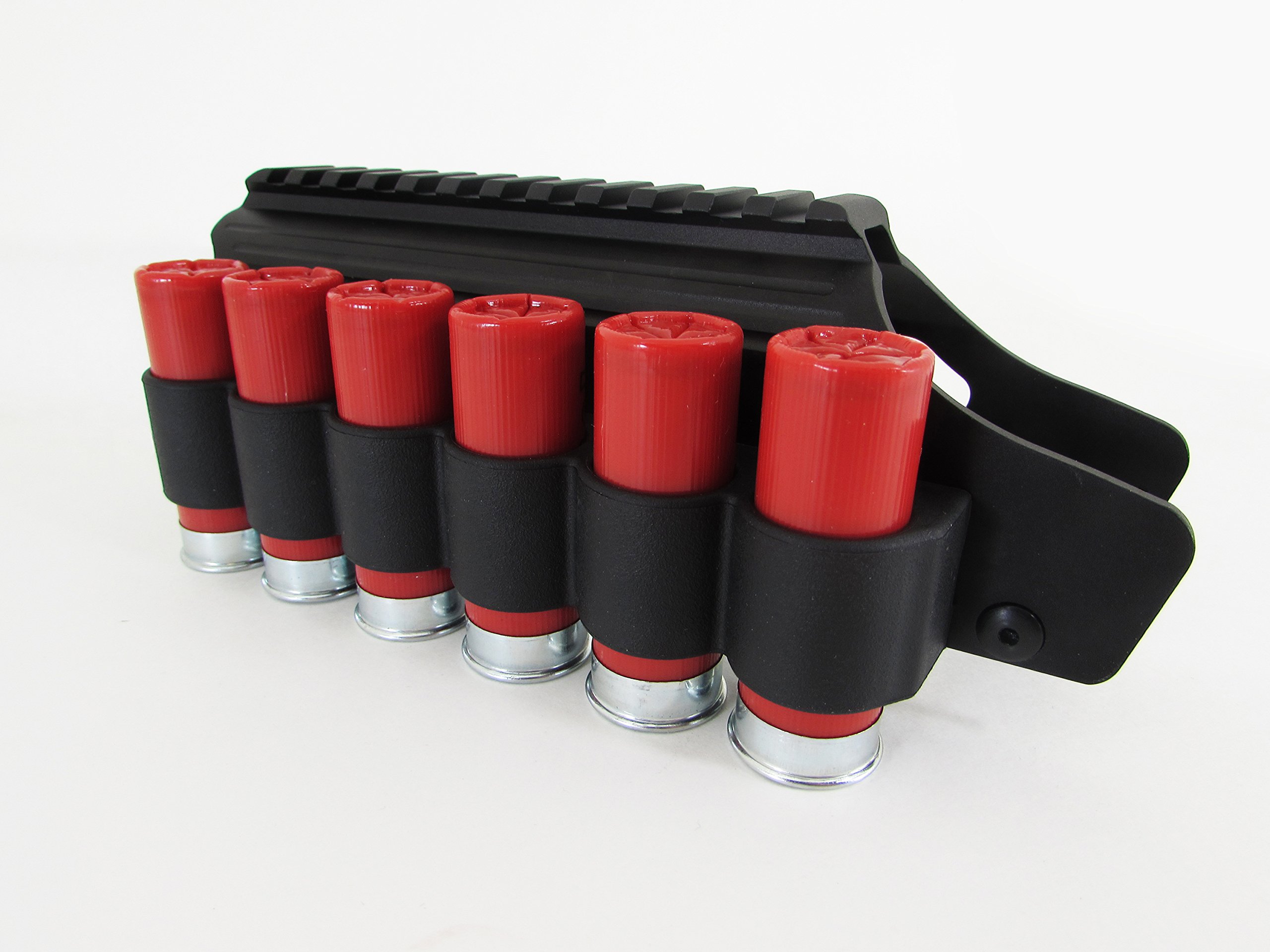 TacStar Industries 1081029 Shotgun Rail Mount, W/Sidesaddle Mossberg, 6,Black