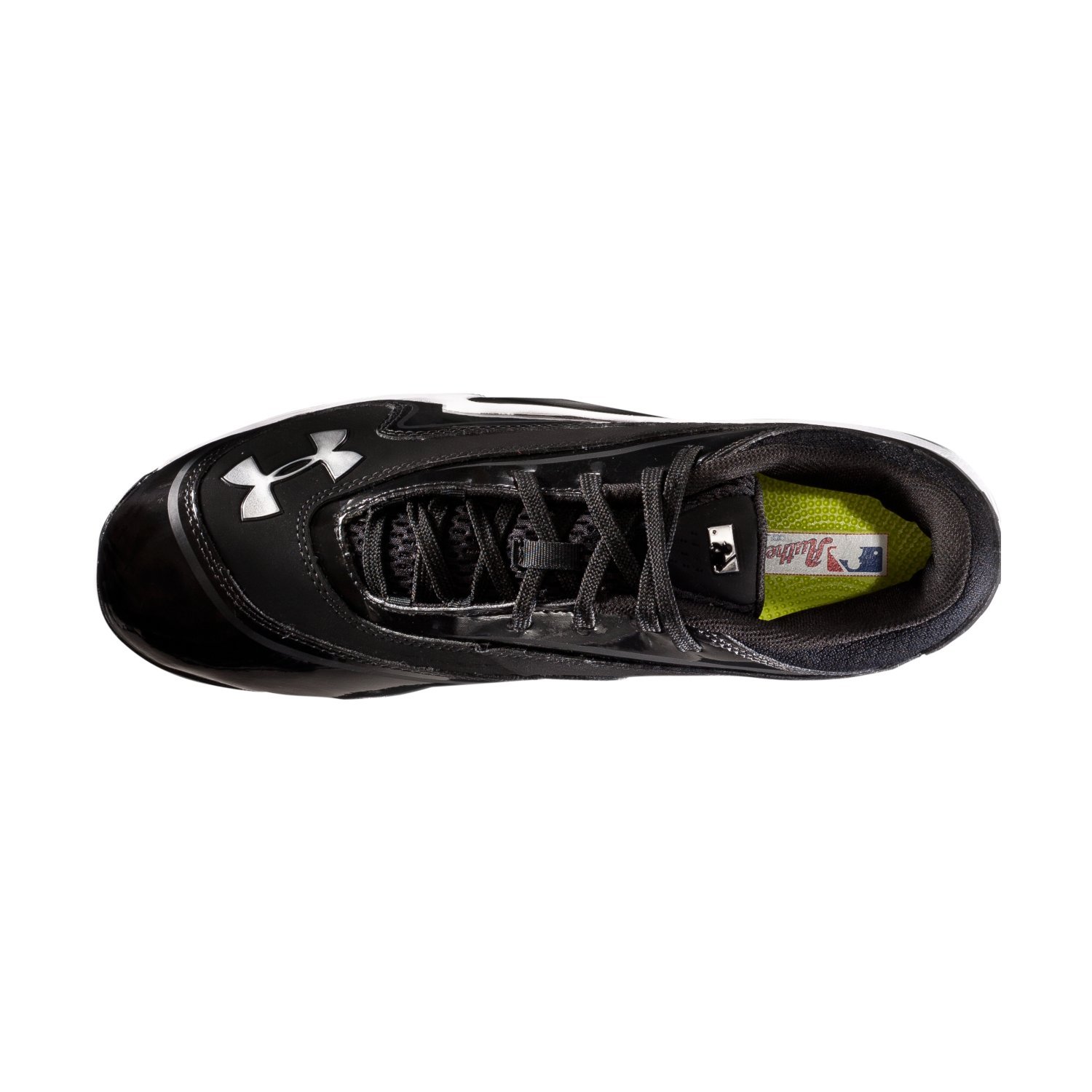 Under Armour Men's UA Natural III Low-Cut Baseball Cleats (13 D(M) US, Black/Kaleidescope/White)