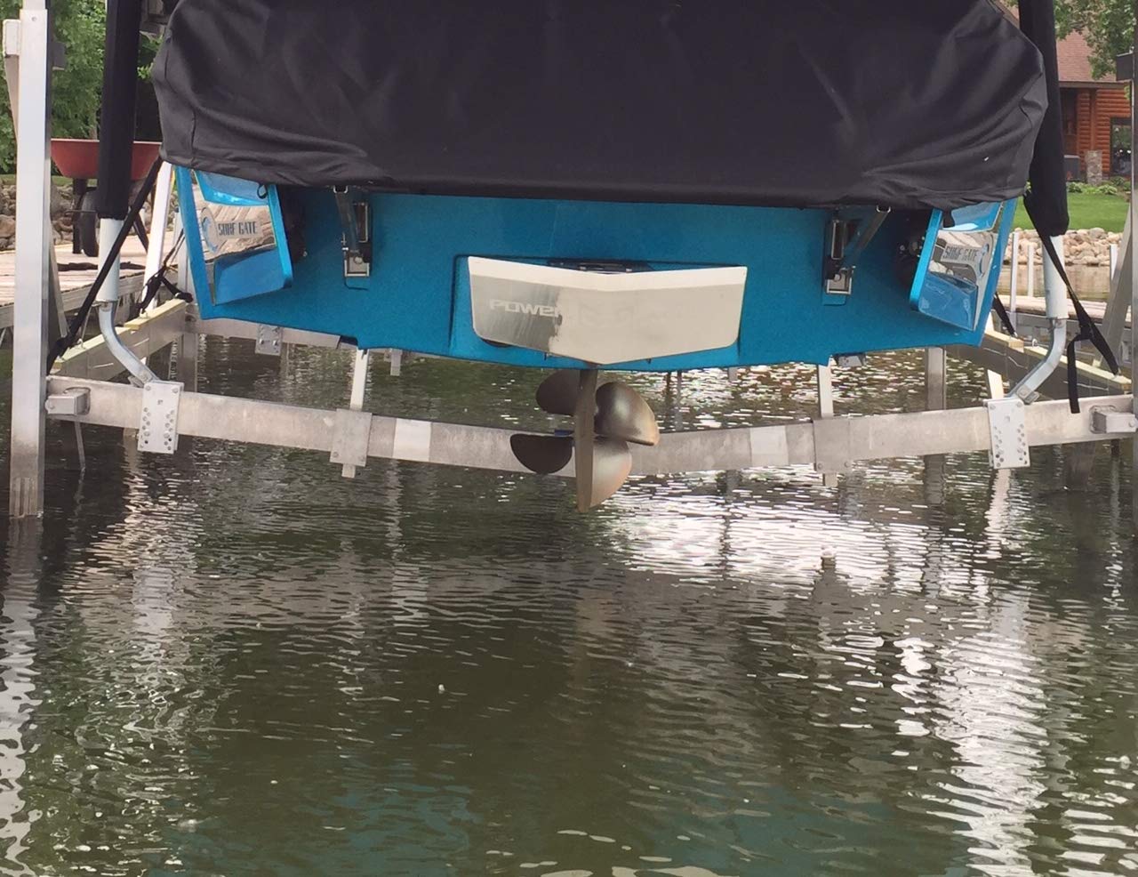 VeVe Inc. Boat Lift Post Guide-On, 1 Pair (Galvanized Finish)