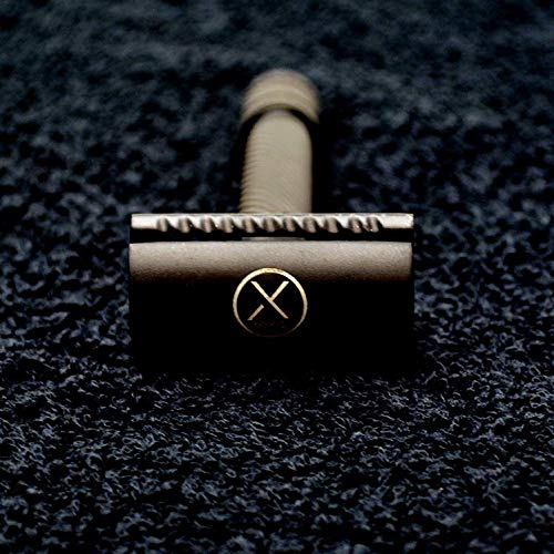 XPERSIS PRO Safety Razor For Men Double Edge Real Hand Crafted German Steel Black