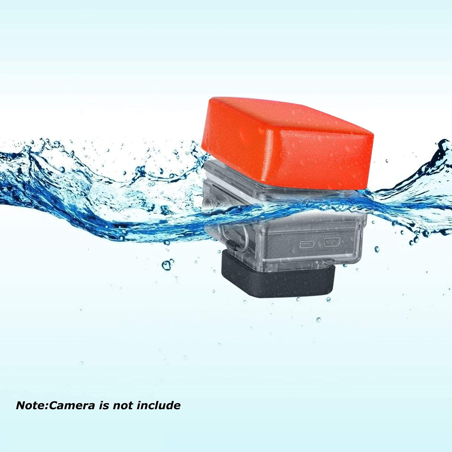 VVHOOY Waterproof Case Compatible with AKASO EK7000 EK5000/REMALI CaptureCam/Apexcam/Vemont/EKEN H9R/HLS/Jadfezy Action Camera Underwater Dive Housing Protective Case