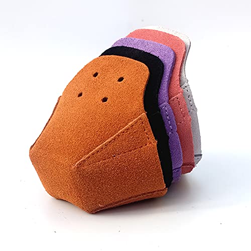 VKEDA 100% Real Cowhide | Toe Cap Guard Protectors | Roller Skate Derby Speed 1 Pair(Golden)