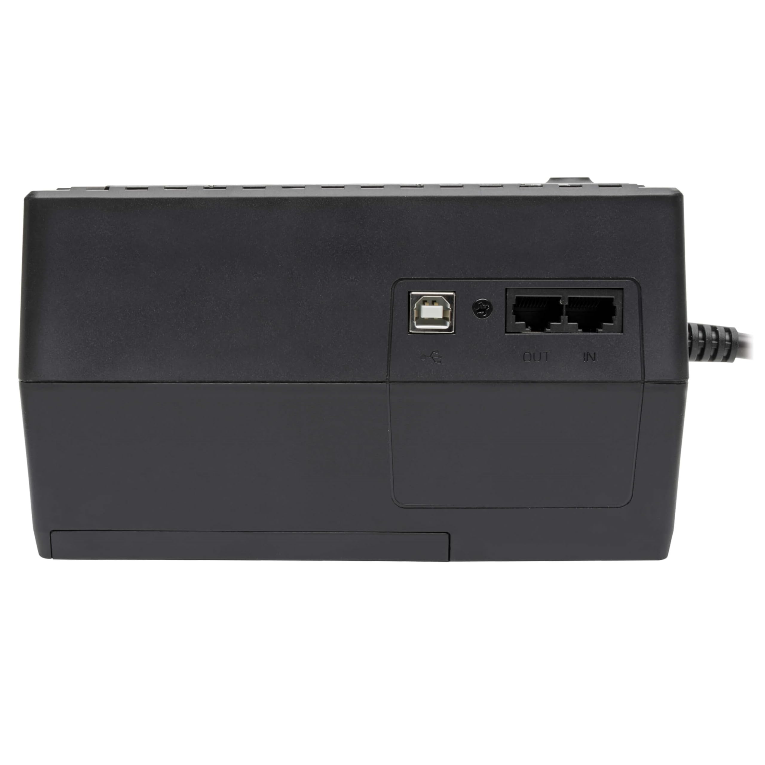 Tripp Lite 550VA UPS Battery Backup Uninterruptible Power Supply Surge Protector, 10 Outlets, Dataline Protection, USB Monitoring, Home & Office, 3-Year Warranty & $100,000 Insurance (INTERNET550U)