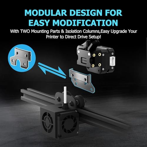 Upgrade Official Ender 3 Sprite Direct Drive Extruder Kit, All Metal Upgrade Sprite Extruder SE for Ender 3/Ender 3 V2/Ender 3 Pro/Ender 5/Ender 5 Pro/Ender 5 Plus 3D Printers (Ender Version)