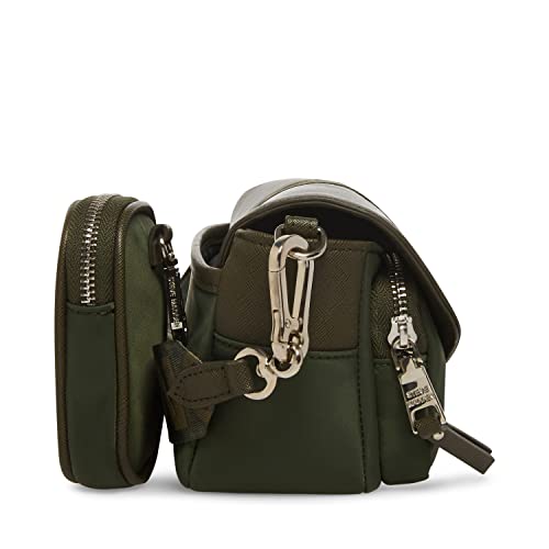 Steve Madden Womens Steve Madden MOVE Utility Crossbody Bag, Olive, One Size US