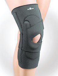 Safe-T-Sport Lateral Knee Stabilizer Left Black Md