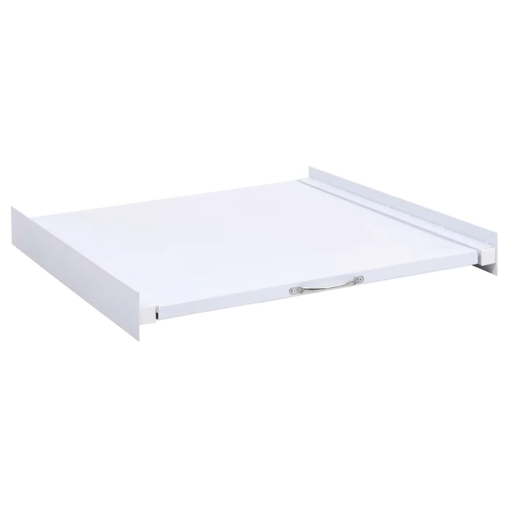 Vinmax Laundry Pedestal with Drawers - Washing Machine Accessory Double Washer and Dryer Pedestal Stand - Convenient White Laundry Organizer for Efficient Space Utilization-White(27.2 x 26.8 x 3.1)