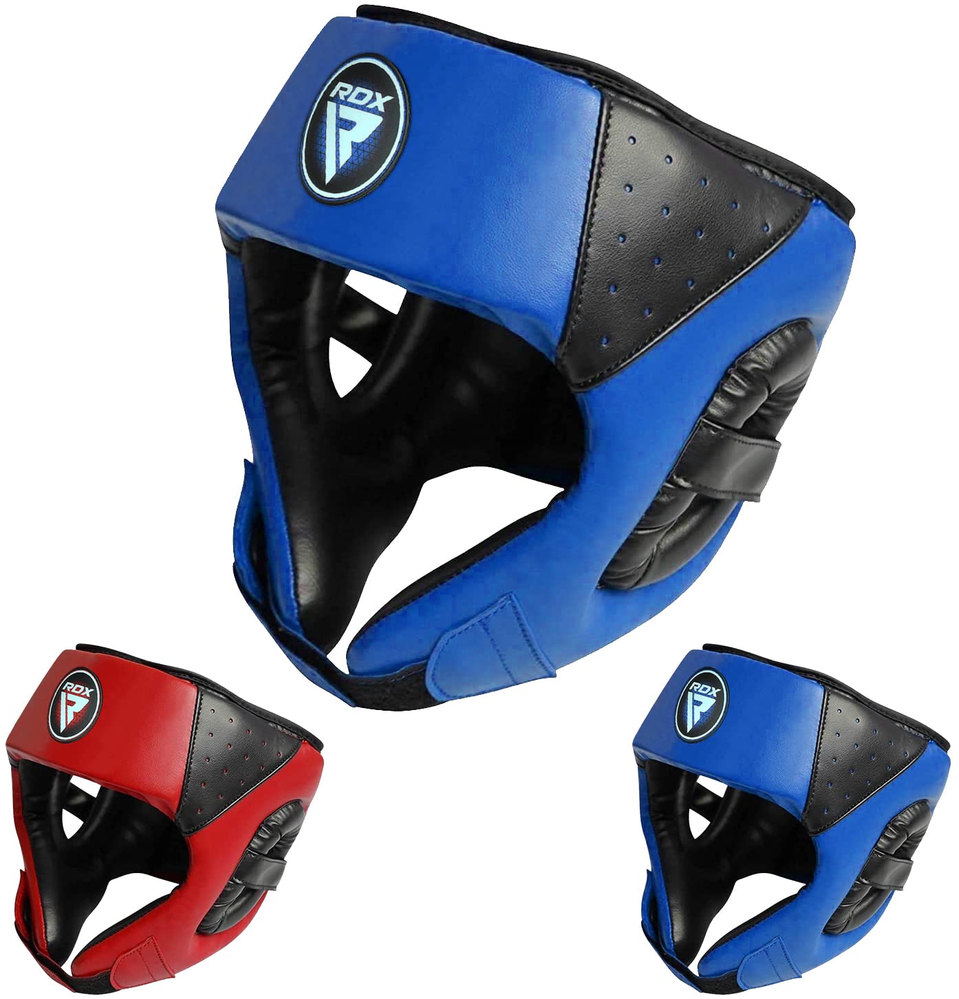 RDX Maya Hide Leather Kids Boxing MMA Headgear Junior Head Guard Children Youth Helmet