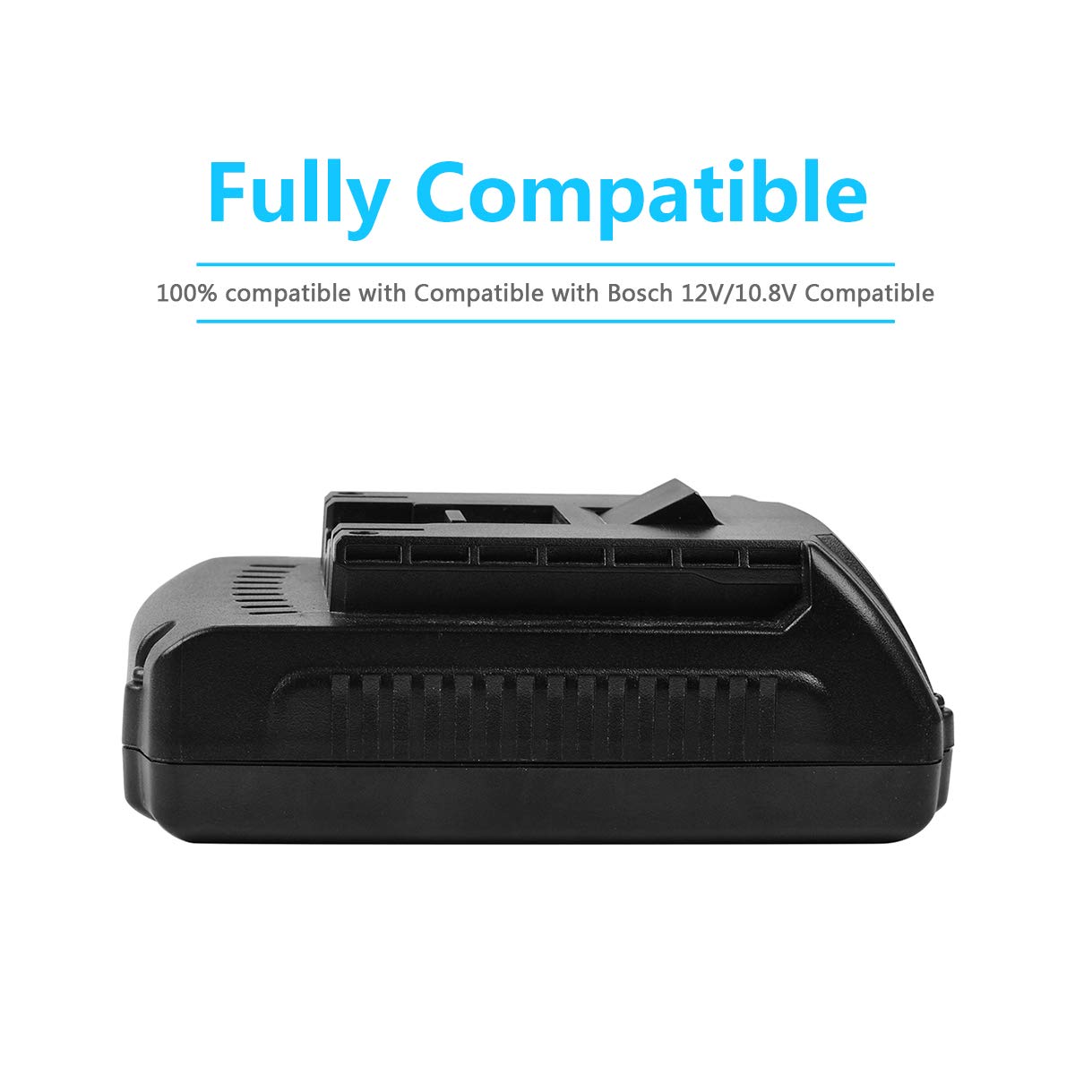 TURPOW Replacement for Bosch 18V Battery Lithium ion 2.5Ah BAT612 BAT609 BAT622 BAT620 BAT609G BAT618 BAT618G BAT619 BAT619G BAT610G 2 Packs