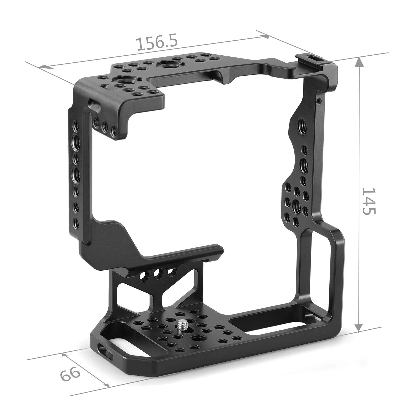 SMALLRIG Camera Cage for Sony A7R III/A7 III with VG-C3EM Vertical Battery Grip w/Cold Shoe, NATO Rail and 3/8'' Locating Holes for ARRI Standard - 2176