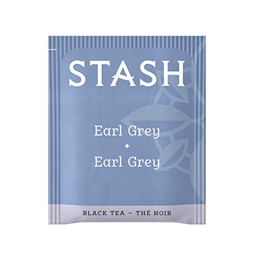 Stash Tea Earl Grey Black Tea, Box of 100 Tea Bags (Packaging May Vary)
