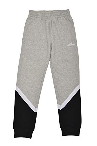Spalding Boys Classic Ultra Fleece Slim Fit Jogger Tapered Pocket Sweatpants, Grey Charcoal (9293a), 12-Oct