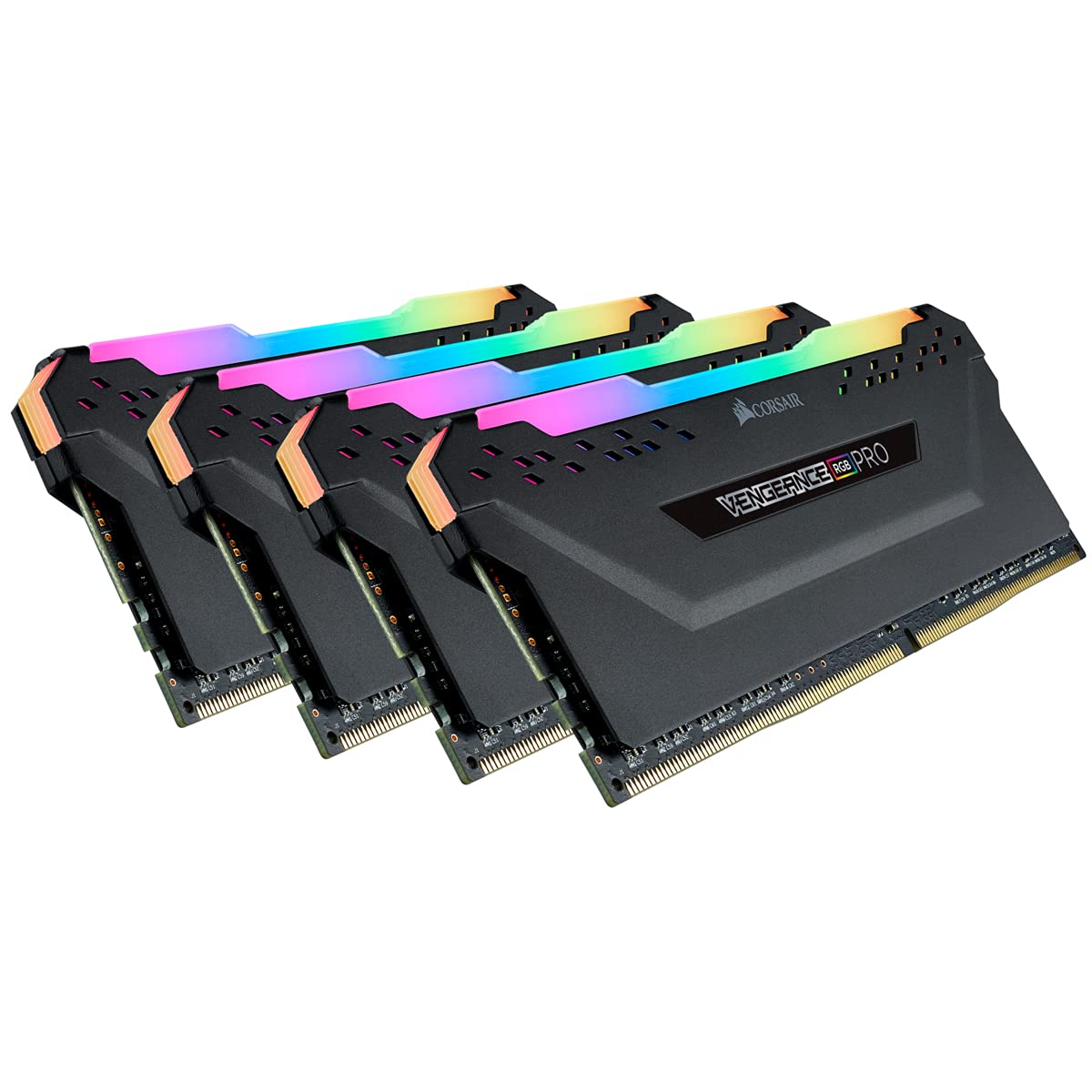 CORSAIR Vengeance RGB PRO 64GB (2x32GB) DDR4 2666 (PC4-21300) C16 Desktop Memory–Black