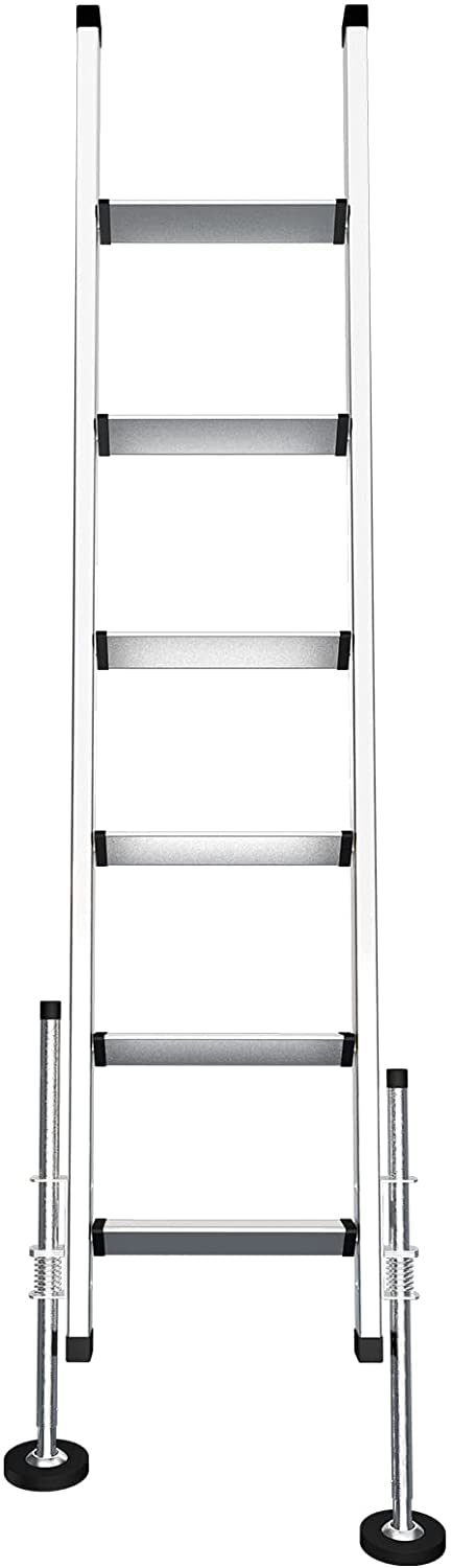 TOUGHER Ladder Leveler Pair,Ladder Accessories Tools Working on Stairs, Adjustable Ladder Leveler for Stable Platform and Ground Level for All Surfaces-Standard Version (20")