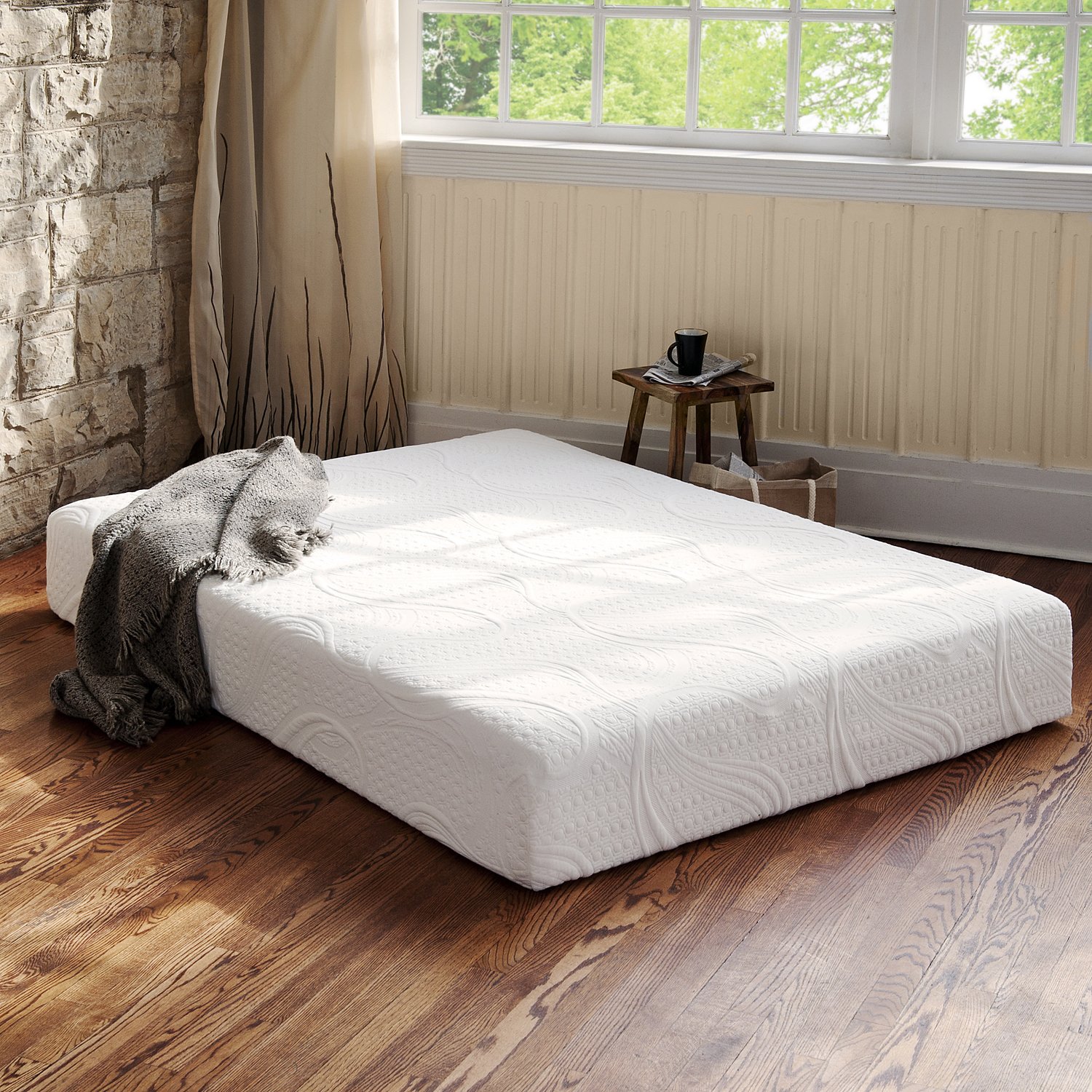 ZINUS Night Therapy Memory Foam 8 Inch Therapeutic Comfort Mattress, Queen