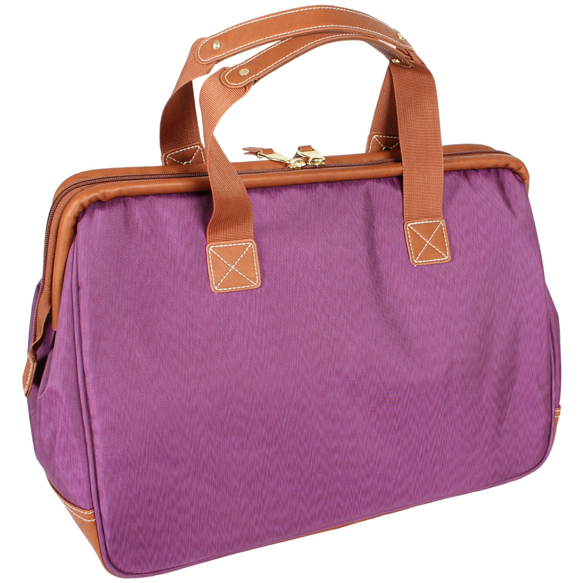 Steve Madden Global Wire Frame Purple Satchel