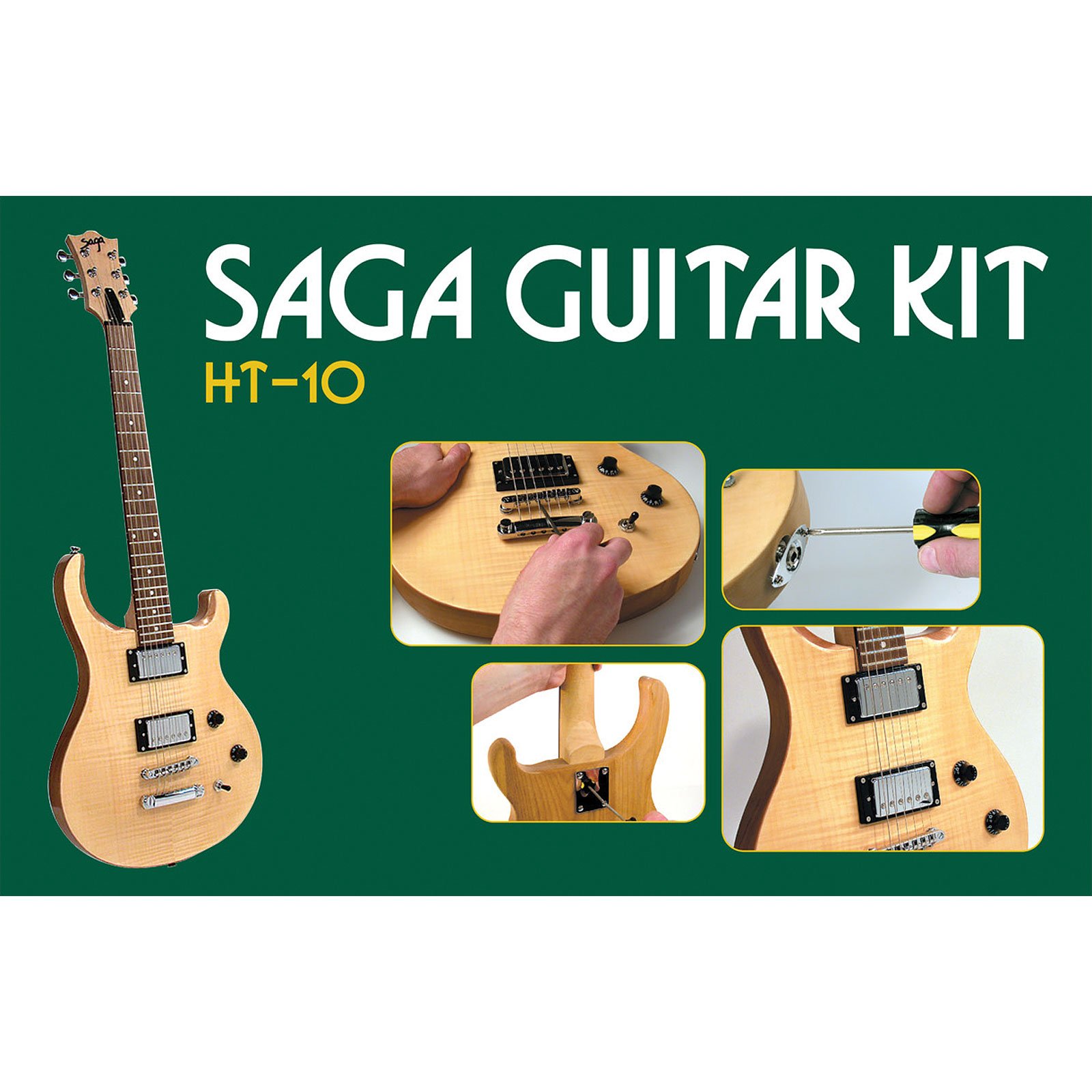 Saga HT-10 Electric Guitar Kit - PS Style,Natural