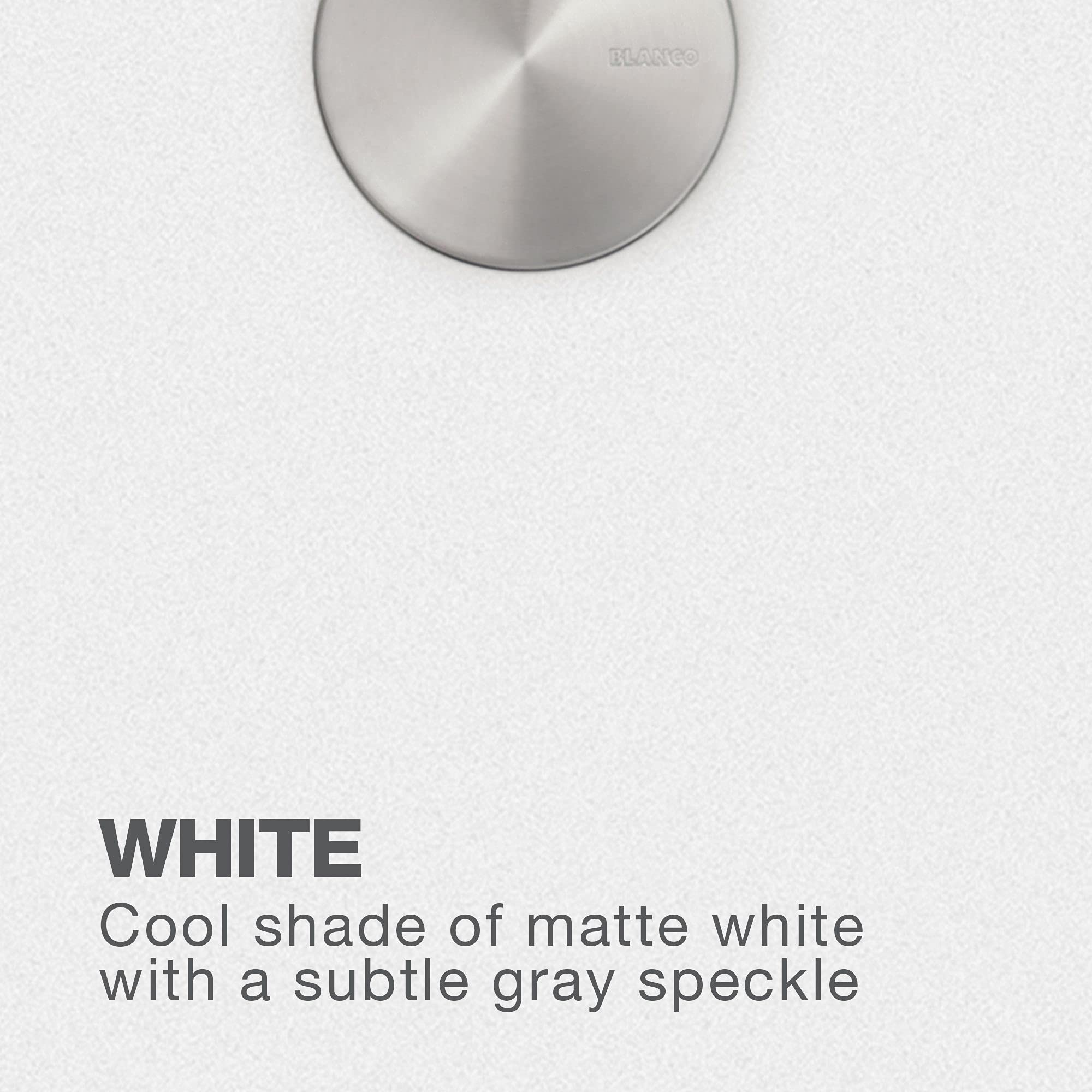 Valea 27 in. Single Bowl Kitchen Sink, White