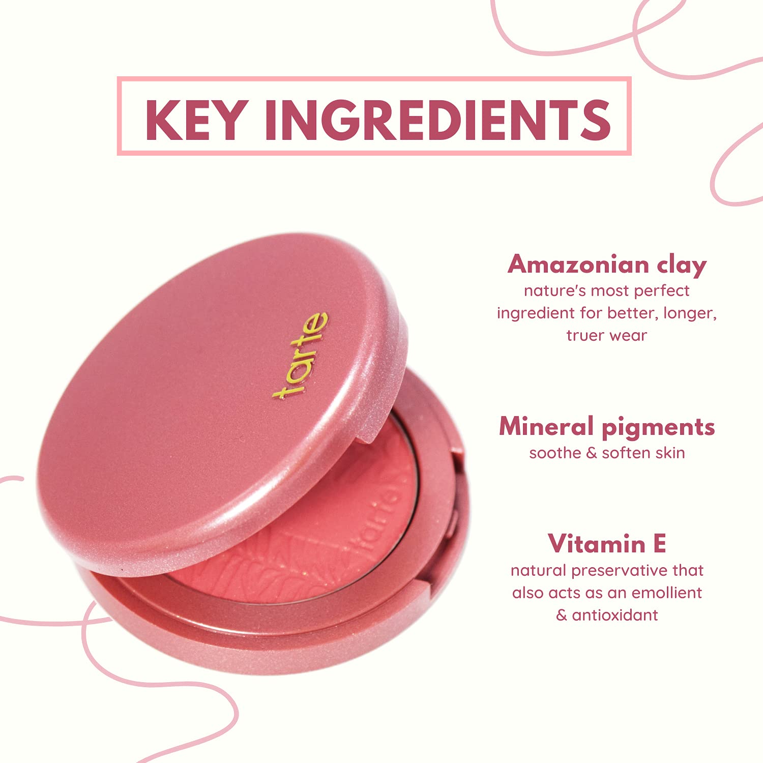 Tarte Amazonian Clay 12-Hour Blush-Seduce (Rosy Nude)