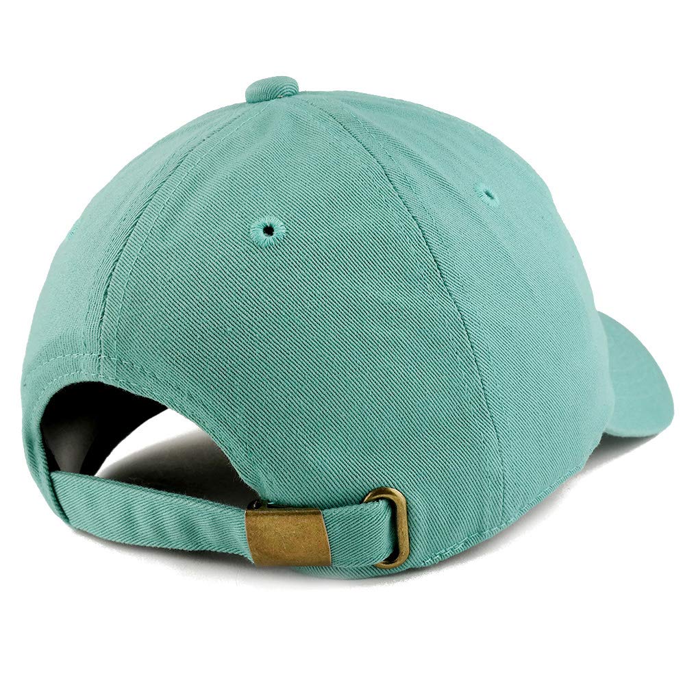 Trendy Apparel Shop Ohio State Outline Solid Adjustable Unstructured Dad Hat - Mint