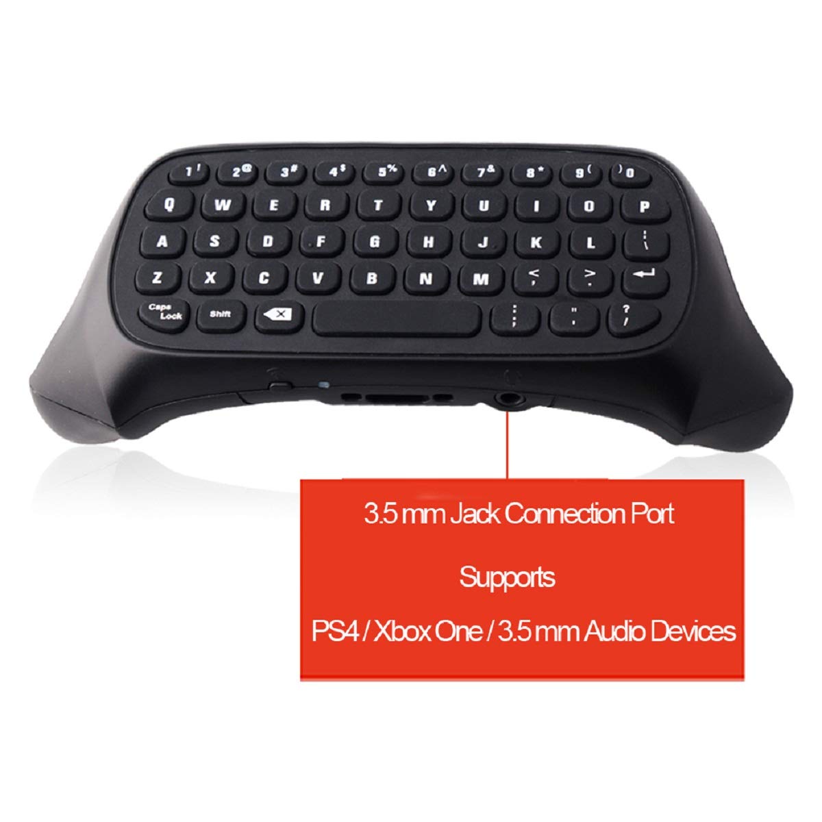 Xbox Keyboard, 2.4G Wireless Keypad Gamepad Chatpad Online Gaming Live Chat Message Keyboard with 3.5MM Headset and Audio Jack for Microsoft Xbox Series S/X, Xbox One S/X & Elite 1 2 Controller