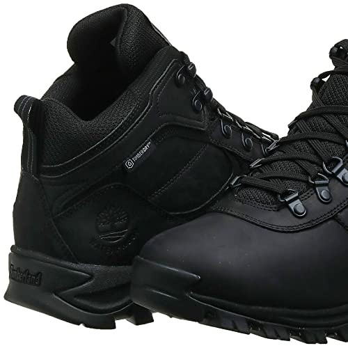 Timberland mens Anti-fatigue Waterproof Leather Mt. Maddsen Hiking Boot, Black, 11.5 Wide US