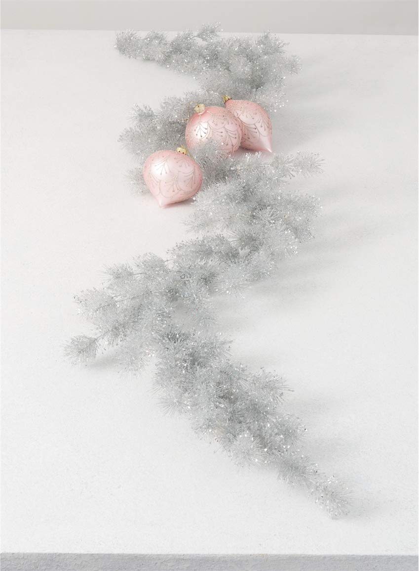 Sullivans Pink Glass Finial Ornaments, Set of 3