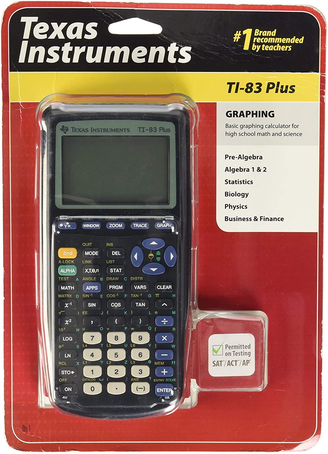 TI-83 Plus Graphics Calculator TI-83 Plus Graphics Calculator